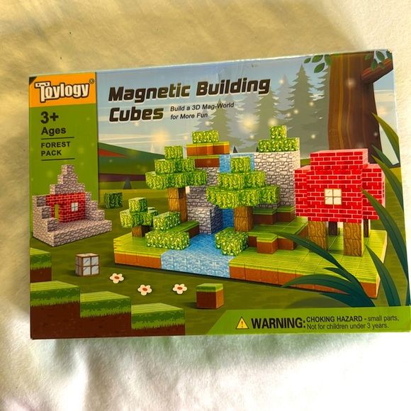Tology | Toys | New Toylogy Magnetic Building Cubes Build A 3d Magworld ...